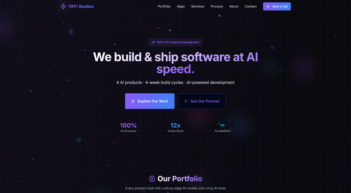 YAY! Studios - AI-Powered Development